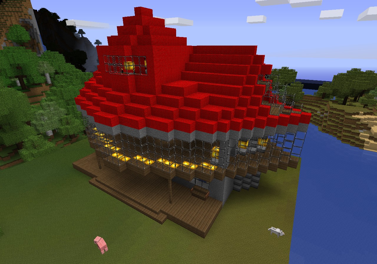 Modern-ish house Minecraft Map