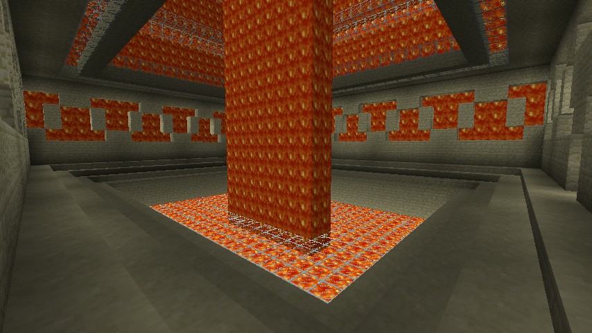 Lava temple Minecraft Map
