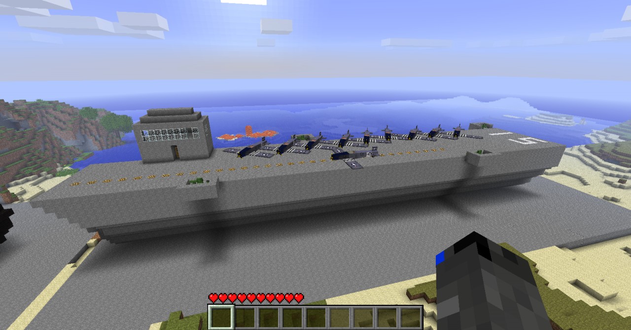 Massive aircraft carrier Minecraft Project