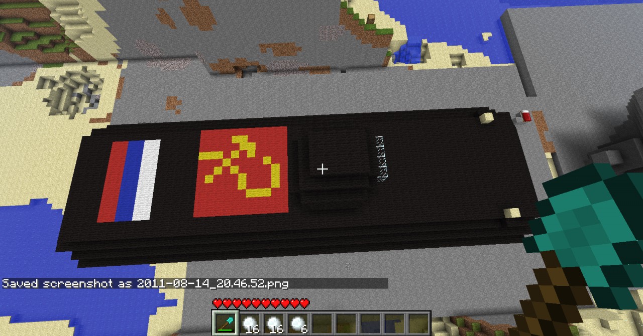 russian nuclear submarine Minecraft Map
