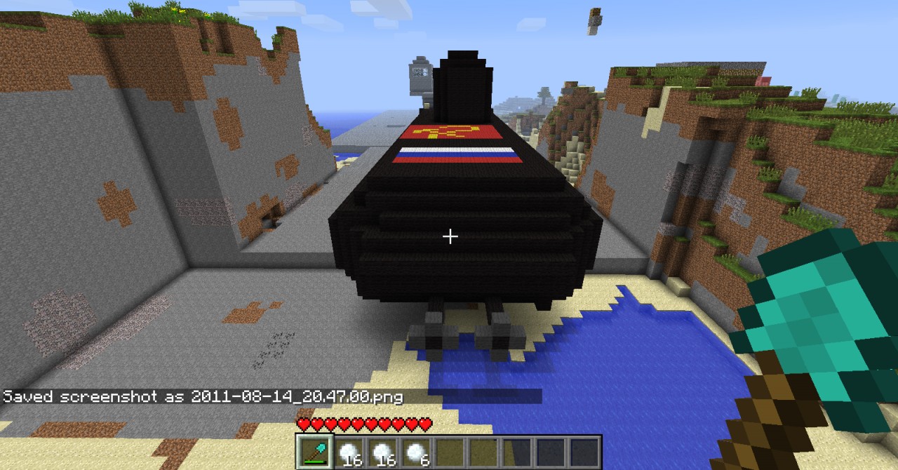 russian nuclear submarine Minecraft Map