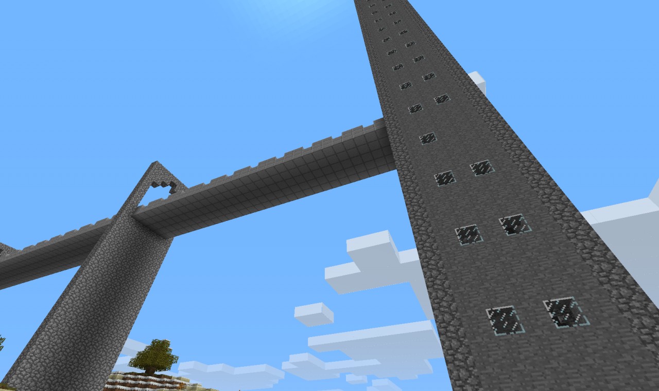 Tower with a long bridge [working progress] Minecraft Map