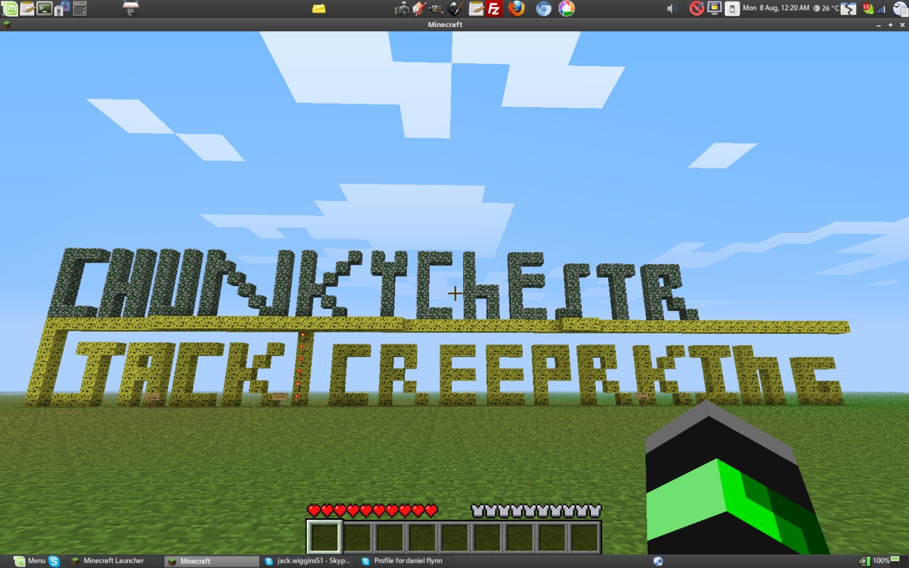 OPs in dj's server Minecraft Map