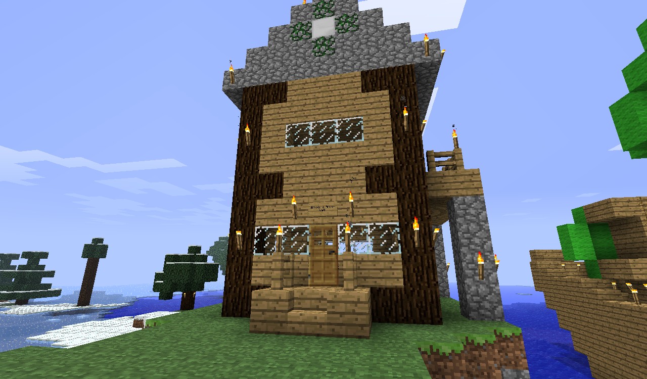 High Elf Village (with villagers) Minecraft Map