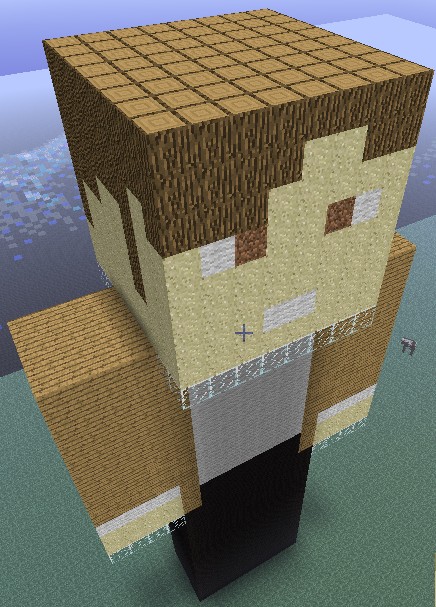The Eleventh Doctor Statue Minecraft Map