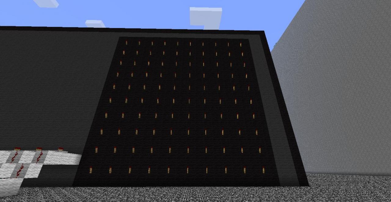 10x10 Pixel Screen (95% ready) Minecraft Map