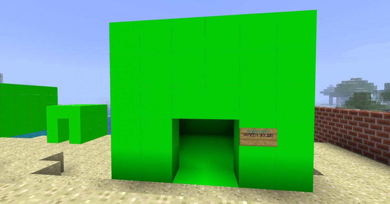 Minecraft Solid Greens! (1.0.0 or below this version too) Minecraft ...