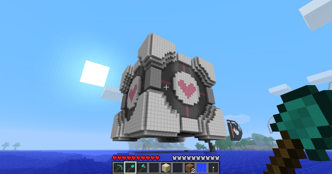 Companion Cube Minecraft Map