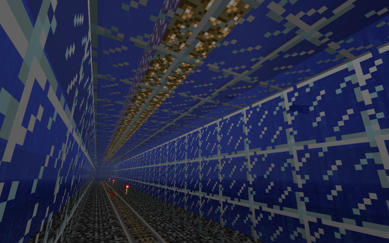 Huge rollercoaster extended version Minecraft Map