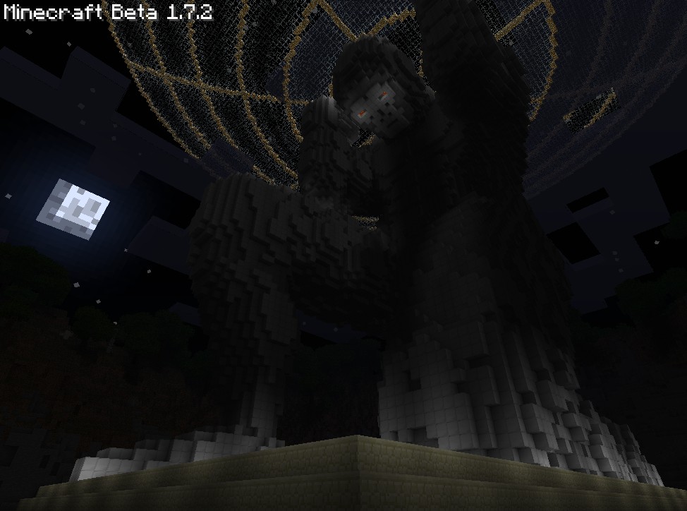 Atlas statue Minecraft Map