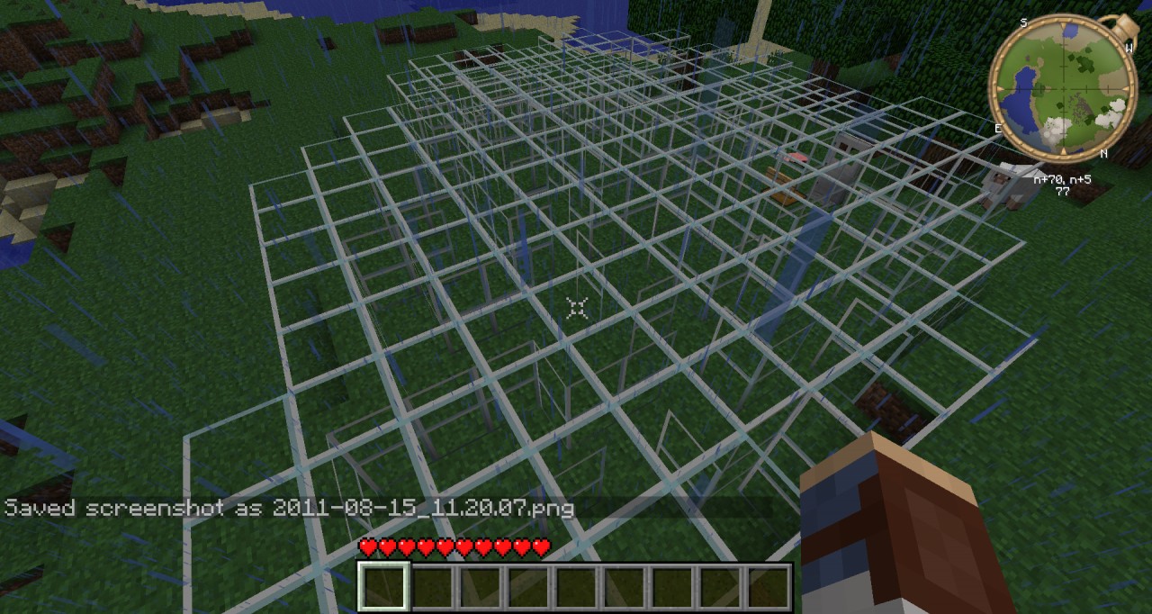 Glass maze Minecraft Map