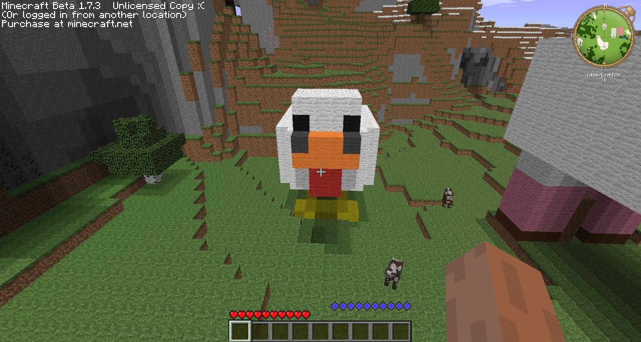 3 wool animals Minecraft Map