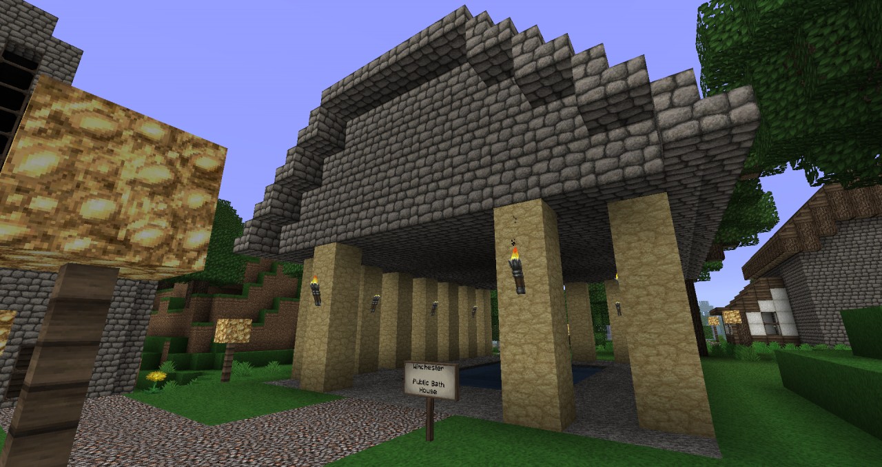 Bath House Minecraft Map