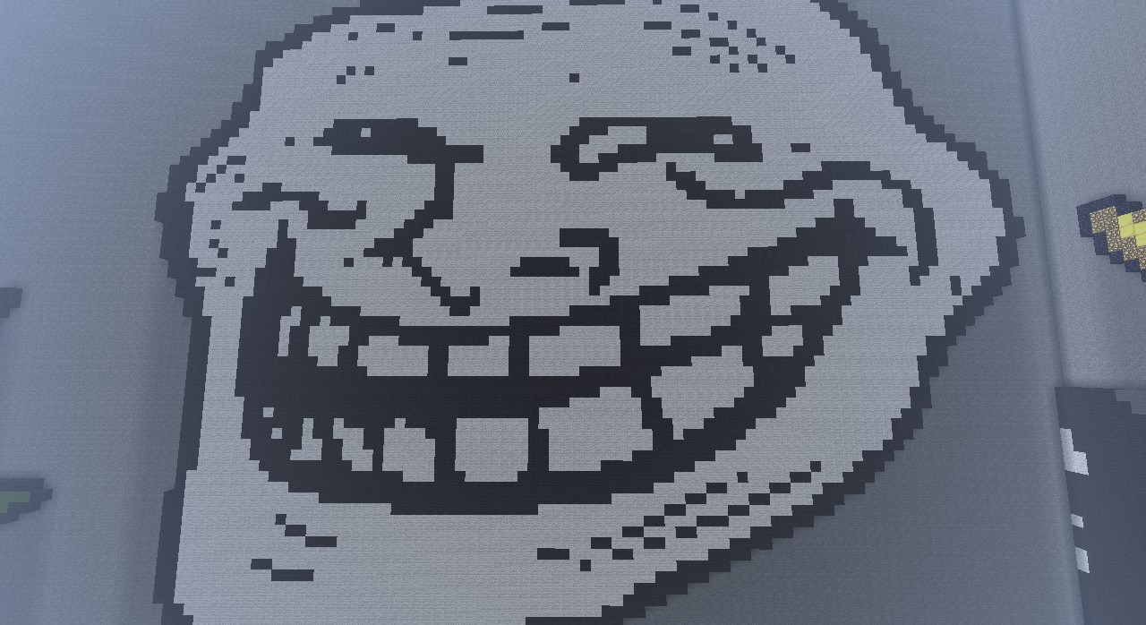 TrollFace Minecraft Map