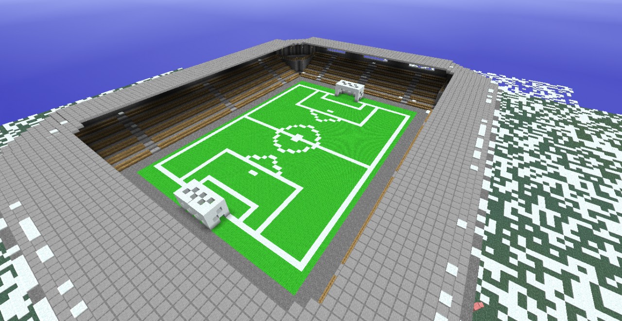 Football Stadium MEGABUILD Minecraft Map