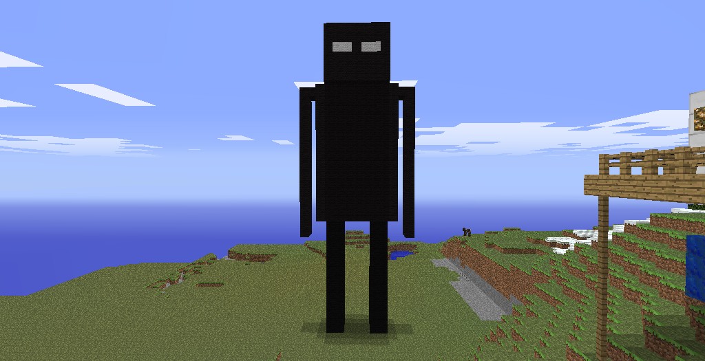 Starter House /w Bonus Enderman Statue Minecraft Project