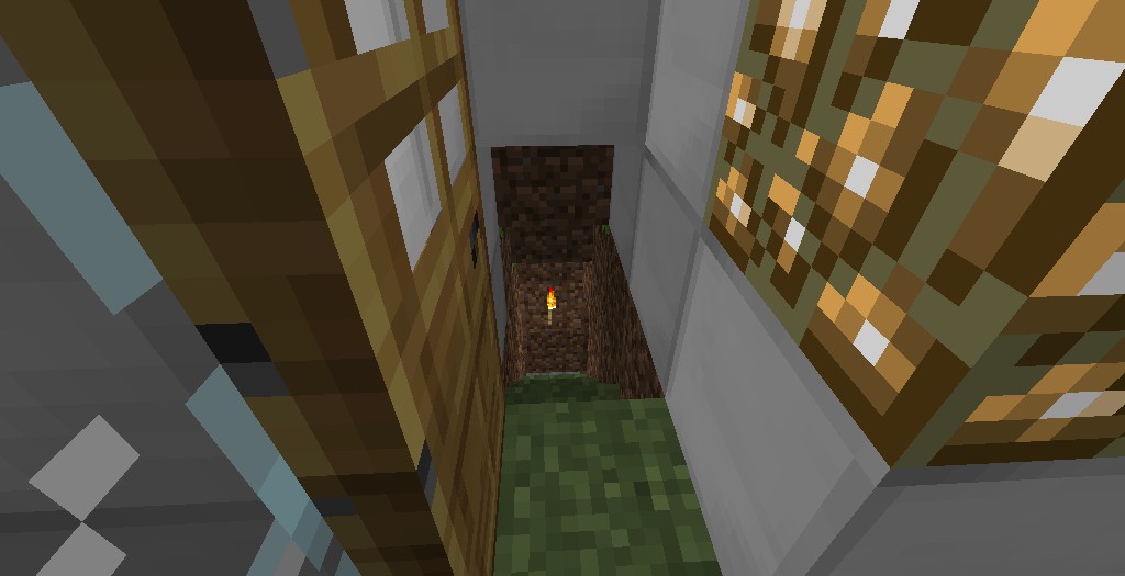 Starter House /w Bonus Enderman Statue Minecraft Map