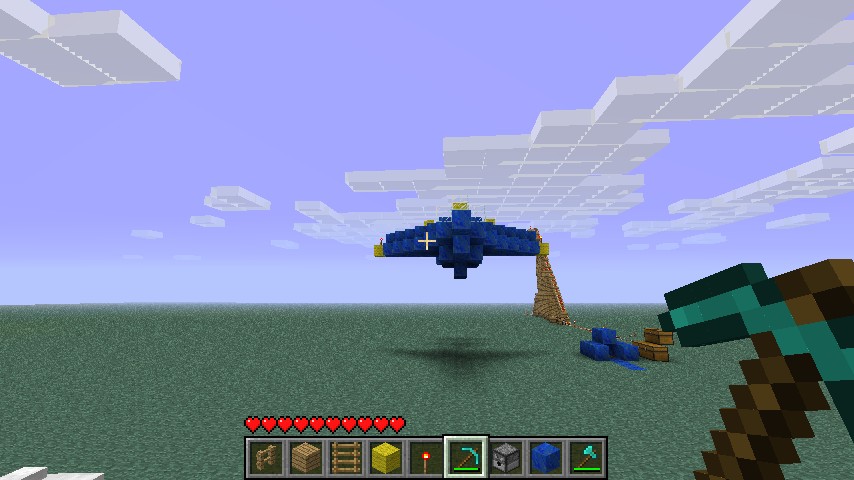 Blue Angel Fighter Minecraft Map