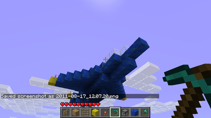 Blue Angel Fighter Minecraft Map