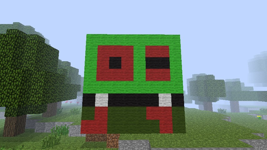Garble Monster Head Minecraft Map