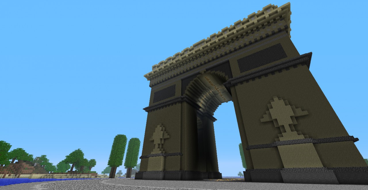 Arc de Triomphe Minecraft Map