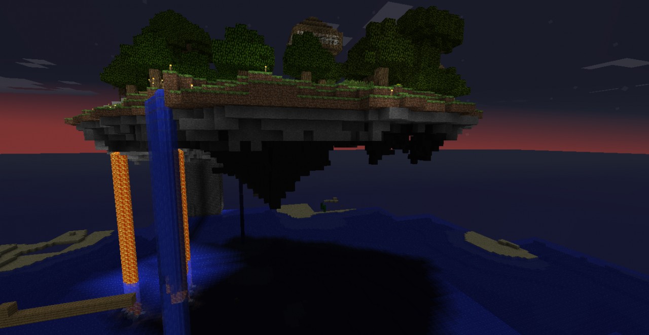 Floating Island MEGABUILD [Video] Minecraft Map