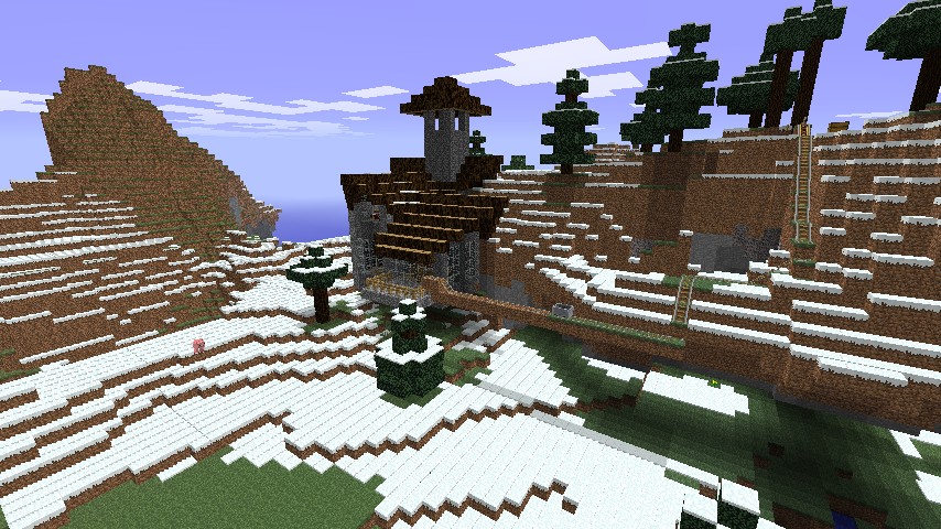 alpine mountain resort Minecraft Map