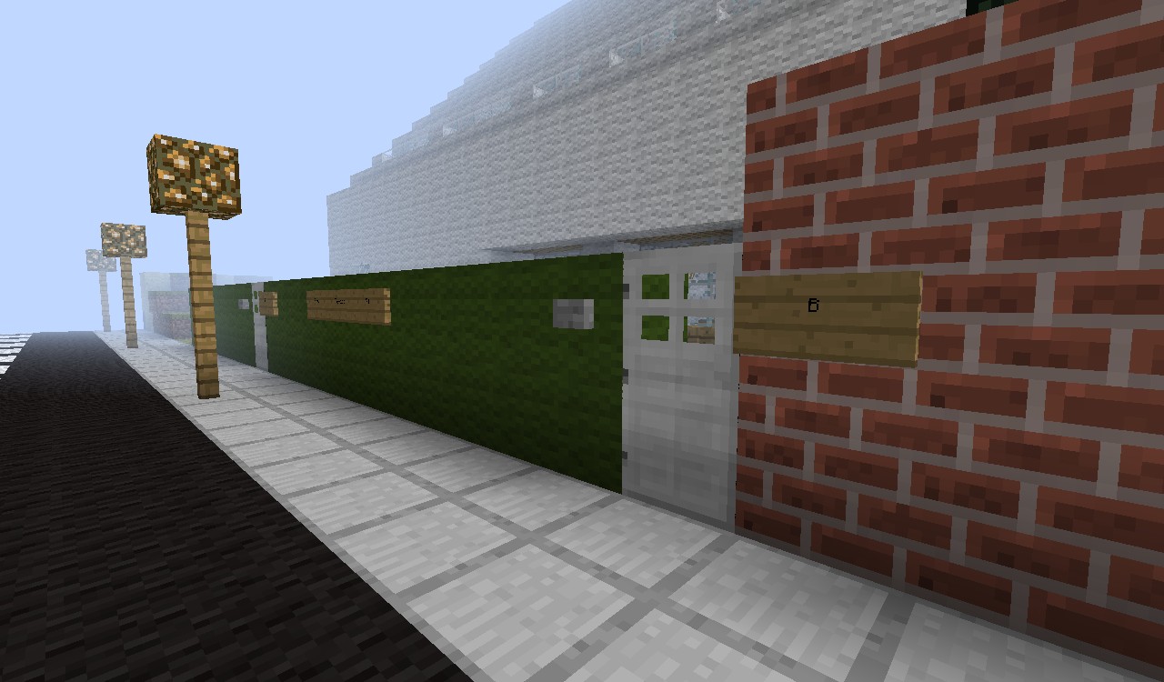 My complex street Minecraft Map