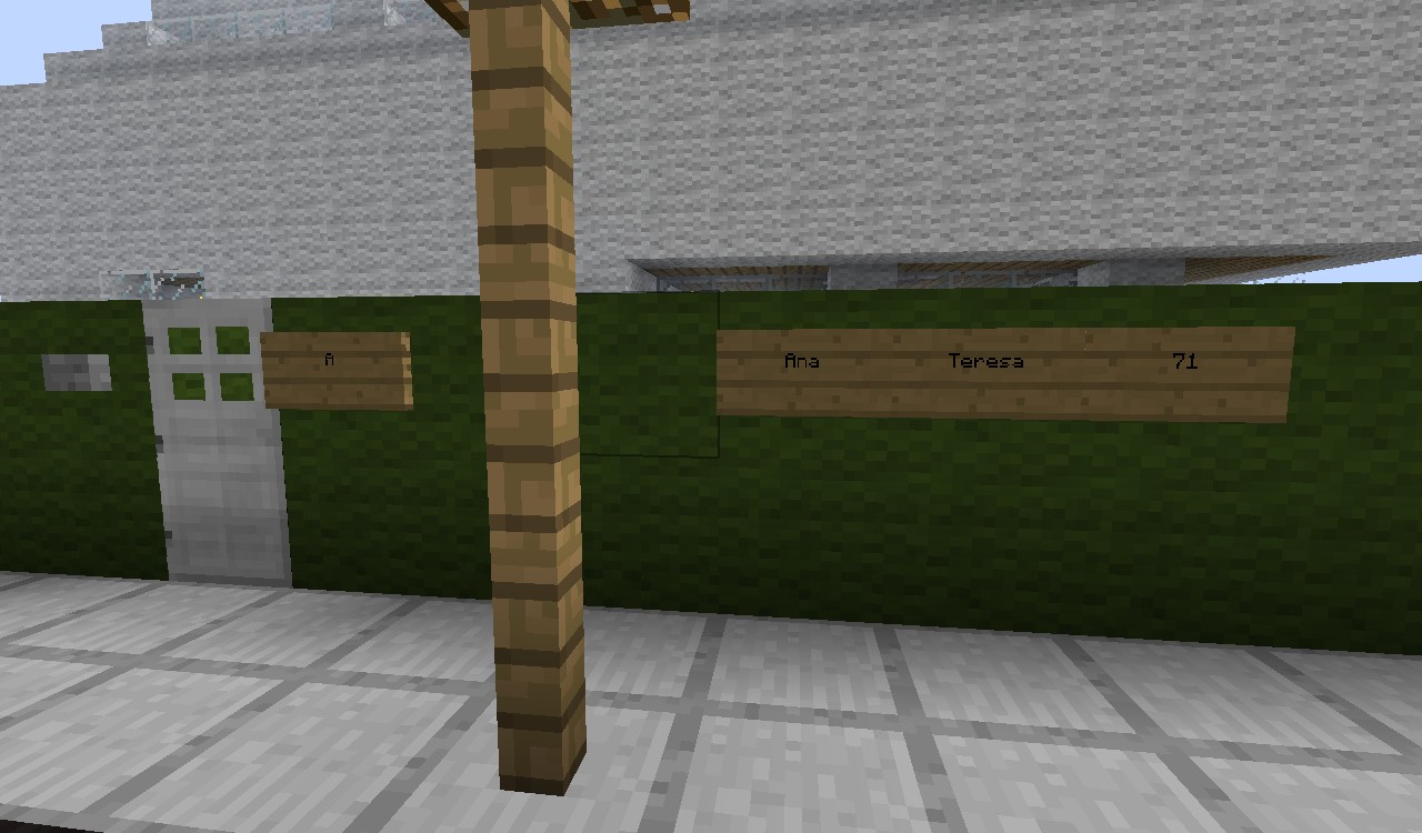 My complex street Minecraft Map