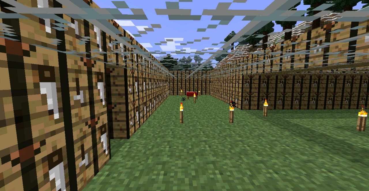 crafting table house Minecraft Map