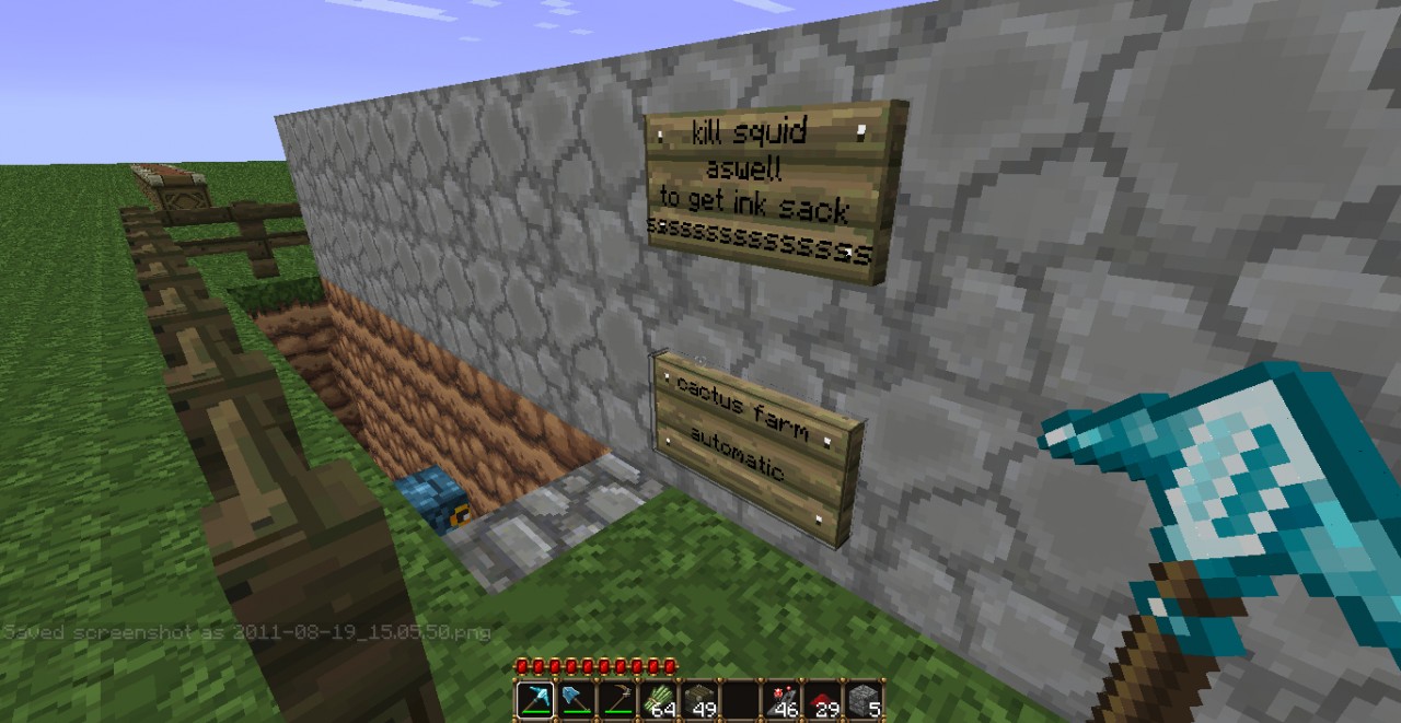 PISTON farm idea's Minecraft Map