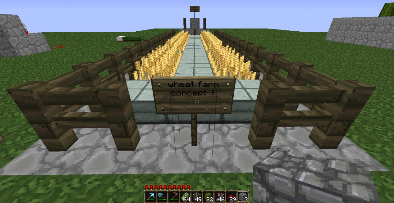 PISTON farm idea's Minecraft Map