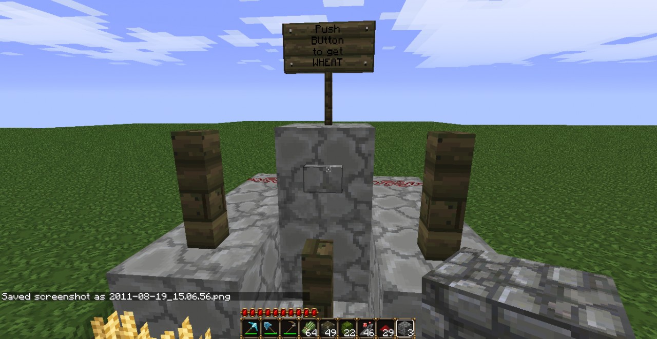 PISTON farm idea's Minecraft Map