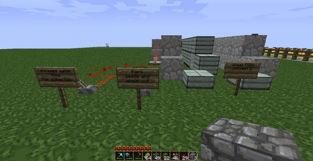 PISTON farm idea's Minecraft Map