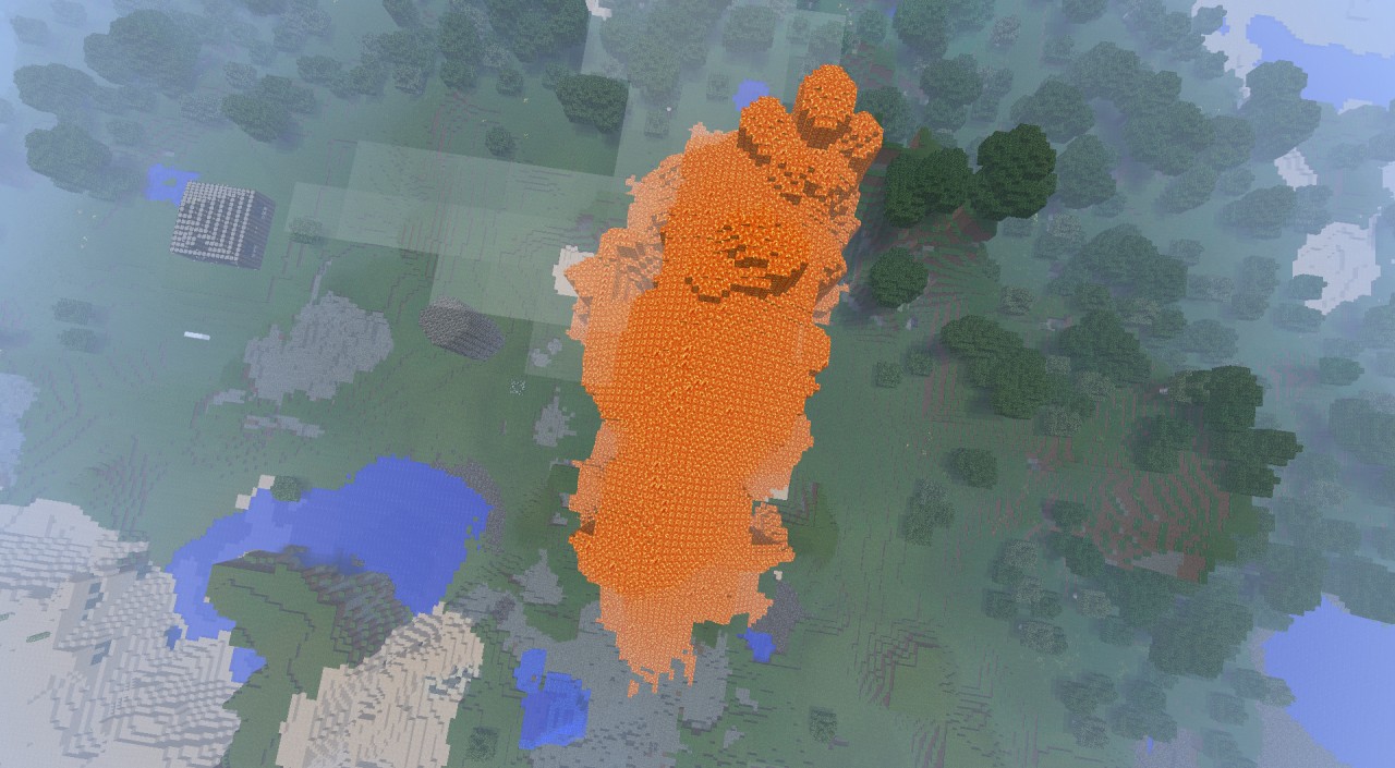Lava Mountain Minecraft Map
