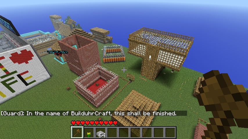 BuilduhrCraft world save. Minecraft Map