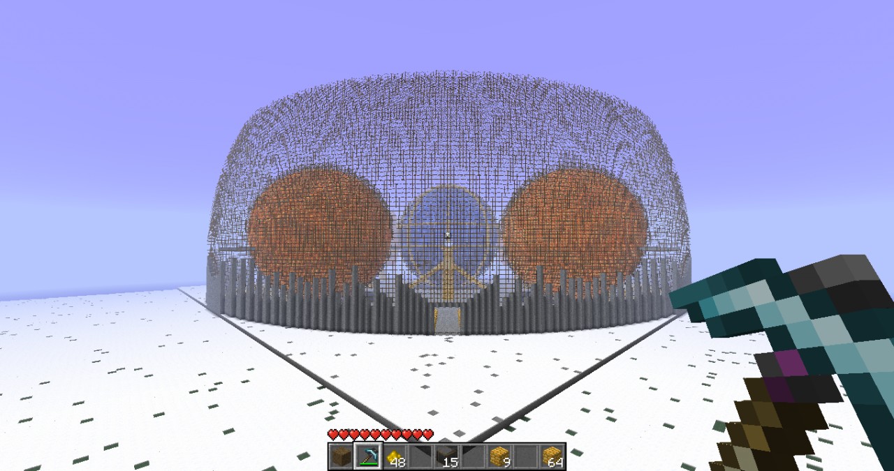 HUGE STRUCTURE "The Balls Of Fire" Minecraft Map