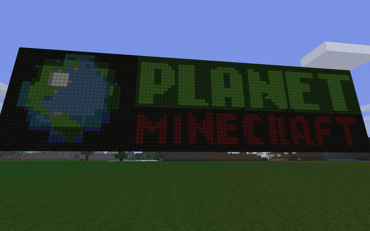 Pixel Art: PlanetMinecraftLogo Minecraft Map