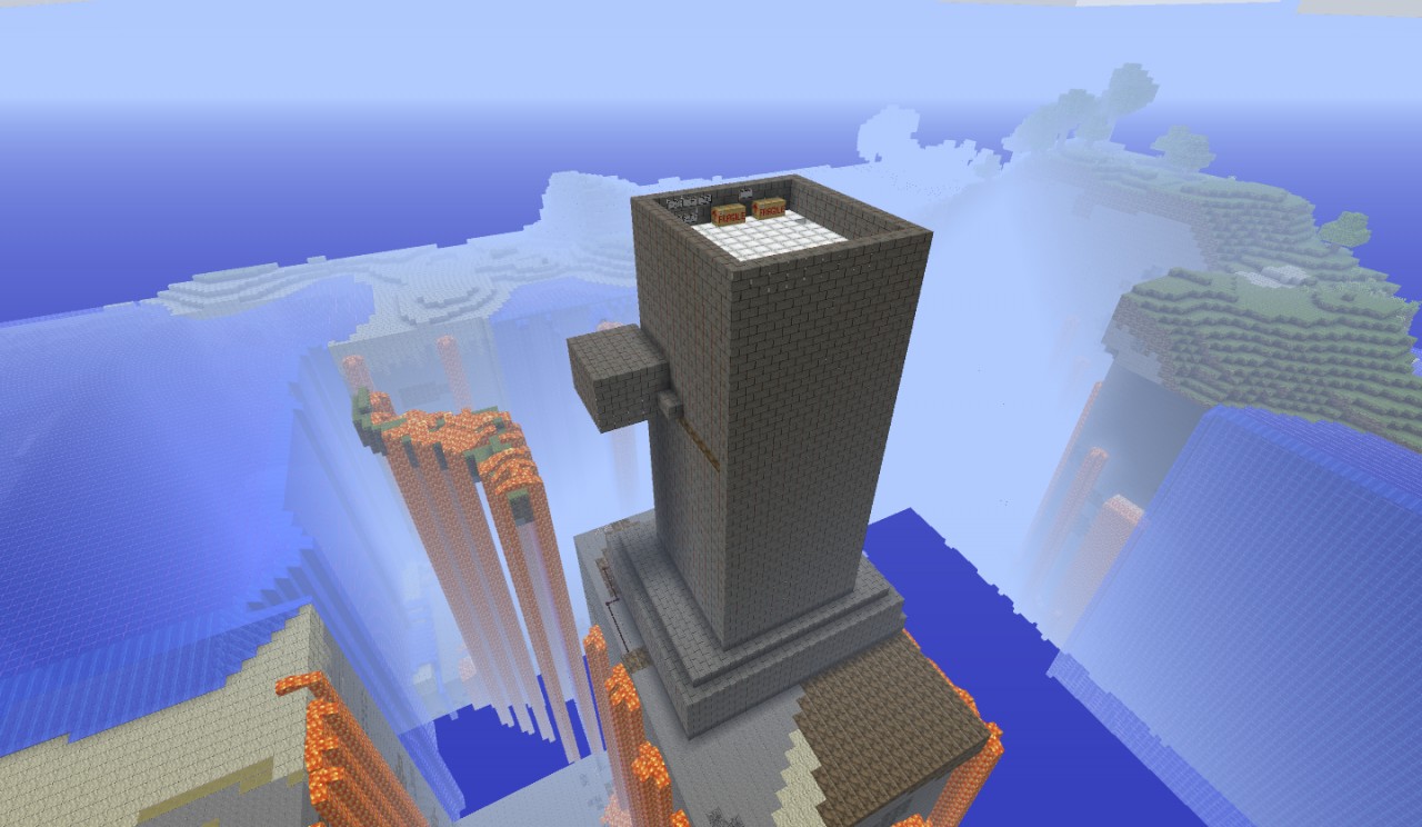 Hellfire Castle the 4 trials Minecraft Map