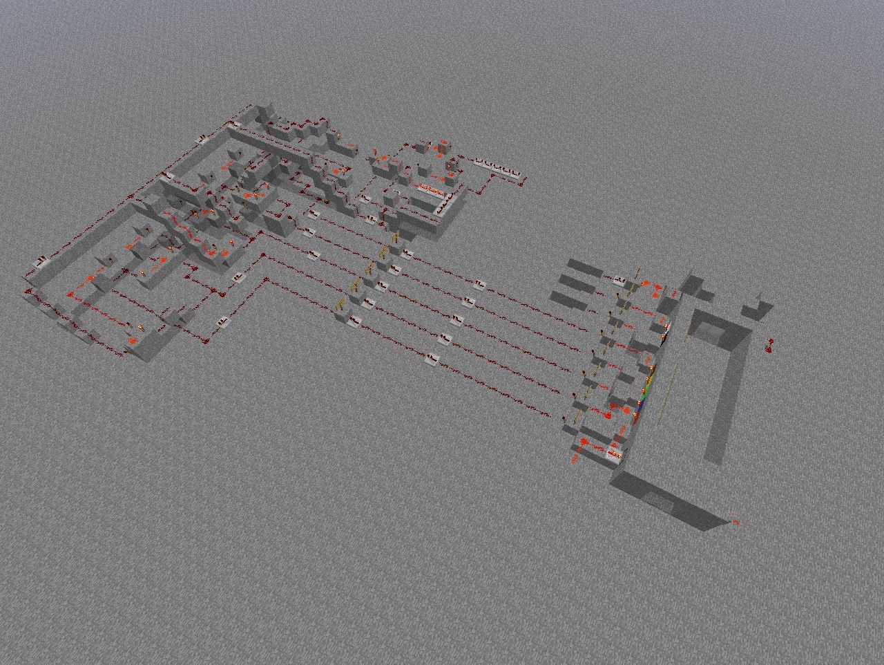 Redstone Color Lock Minecraft Map