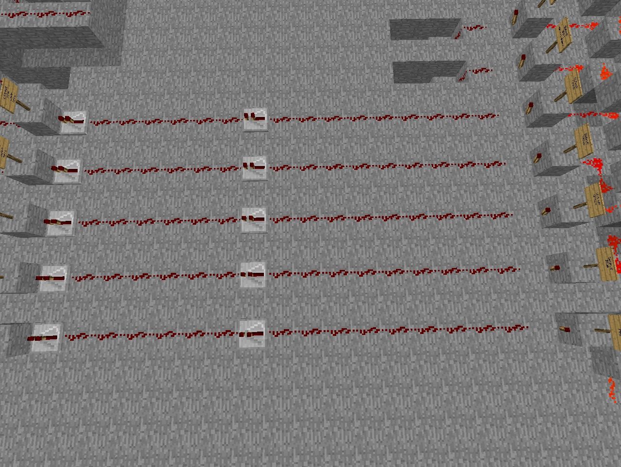 Redstone Color Lock Minecraft Map