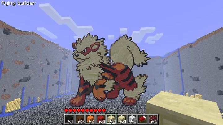 pokemon pixel art Minecraft Map