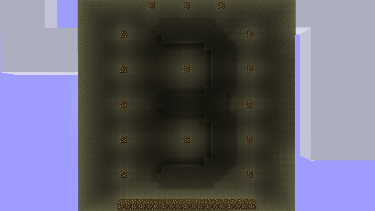 Big horizontal seven segment display Minecraft Map