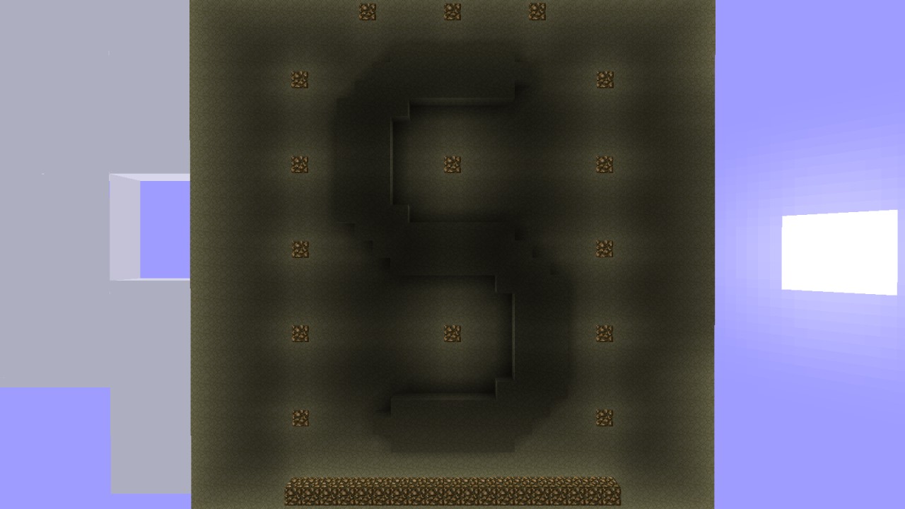 Big horizontal seven segment display Minecraft Map