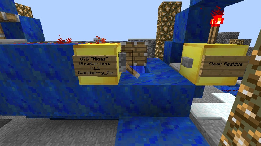 UTD "Midas" Obsidian Generator Minecraft Map