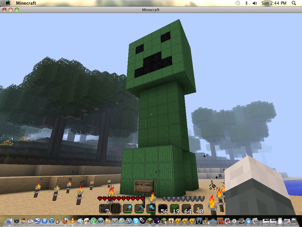 Stuffed Creeper Minecraft Map