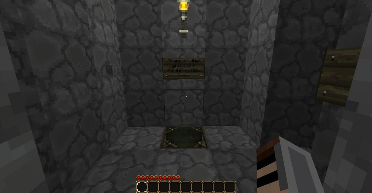 Piston Operated Bat Cave Entrance Minecraft Map