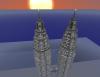 The Petronas towers Minecraft Map