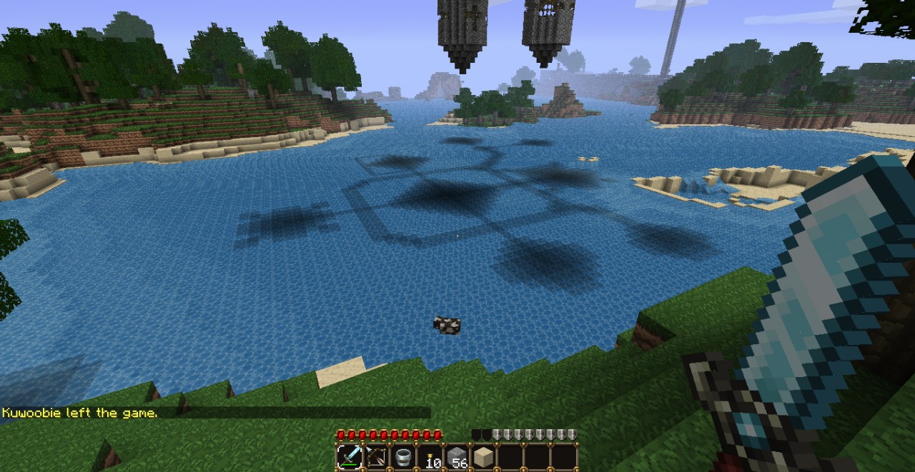 Floating PvP base Minecraft Map