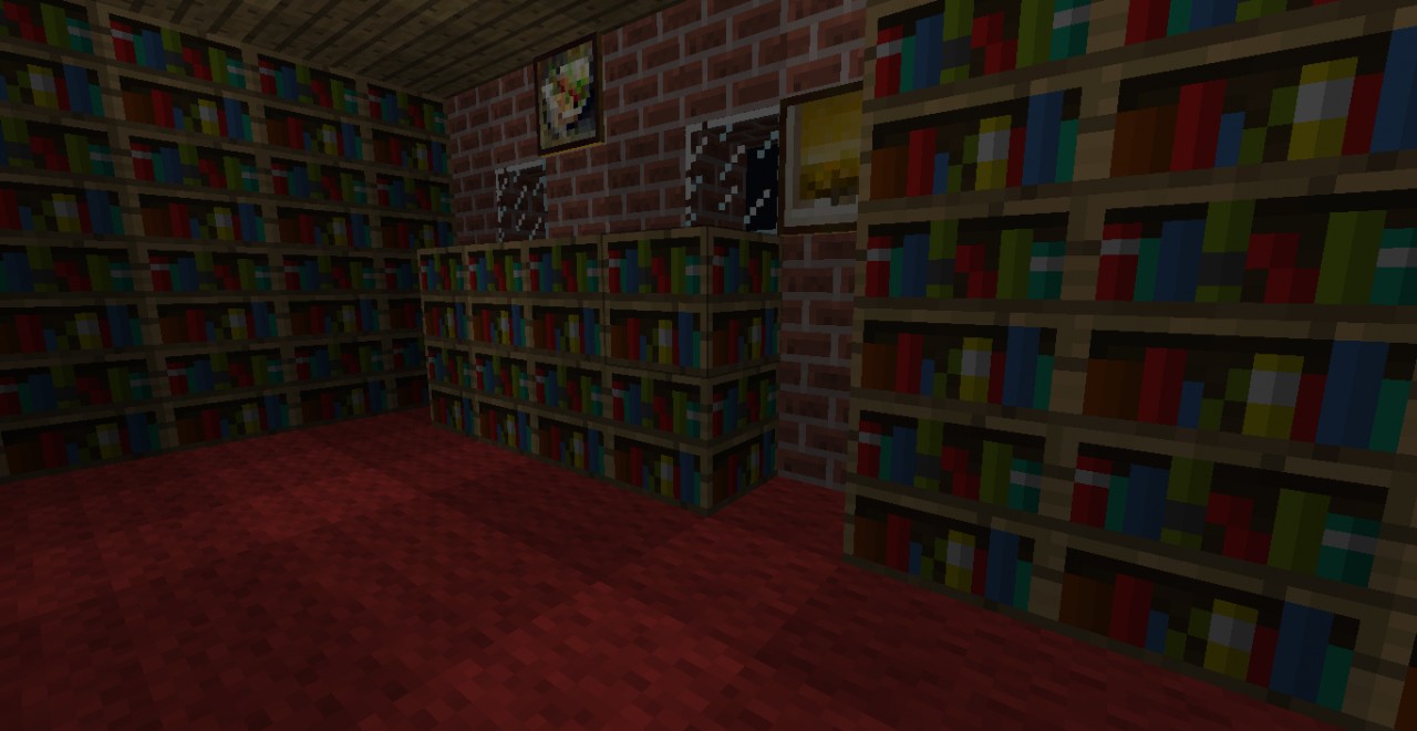 Library Minecraft Map